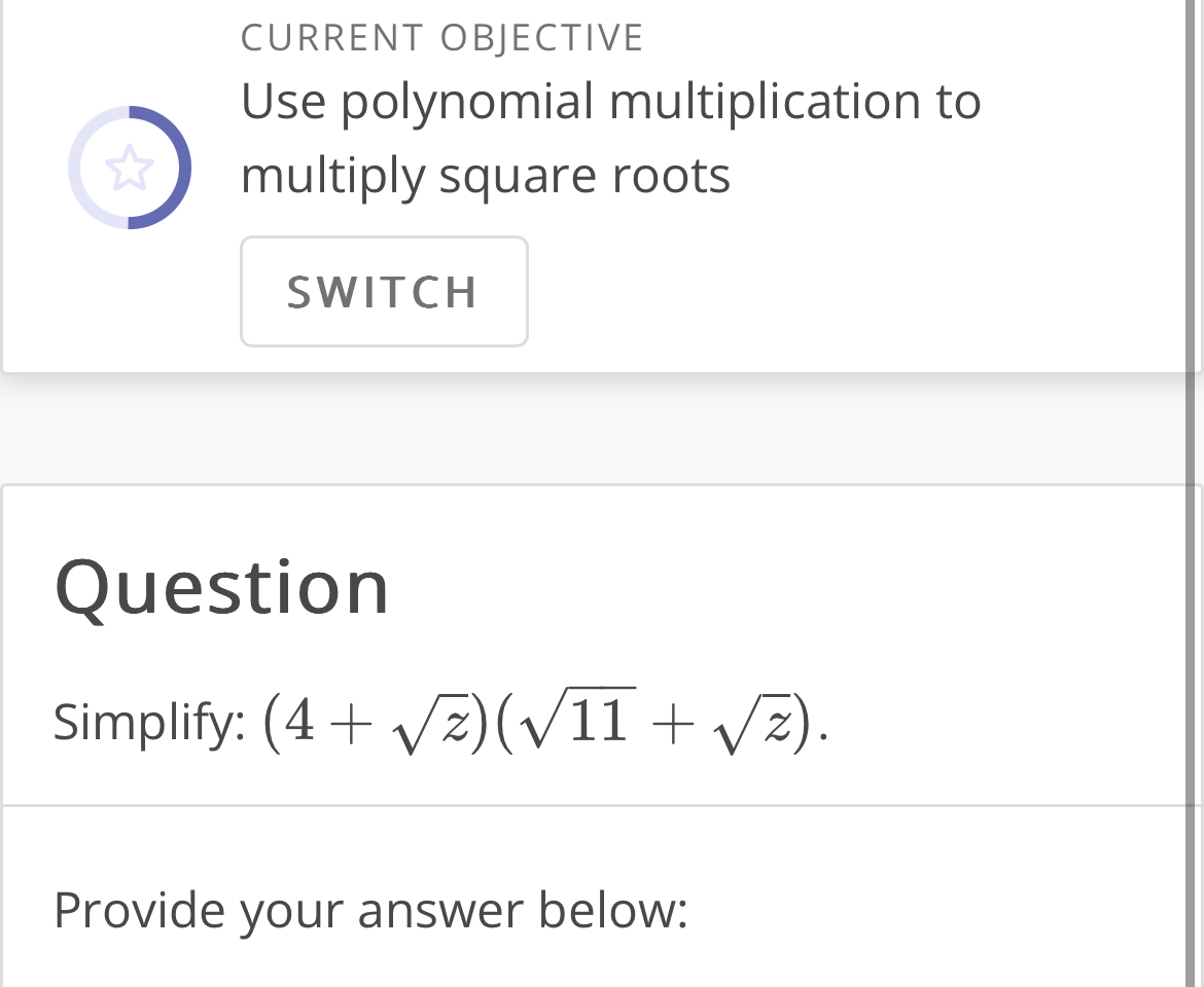 Solved CURRENT OBJECTIVEUse polynomial multiplication to | Chegg.com
