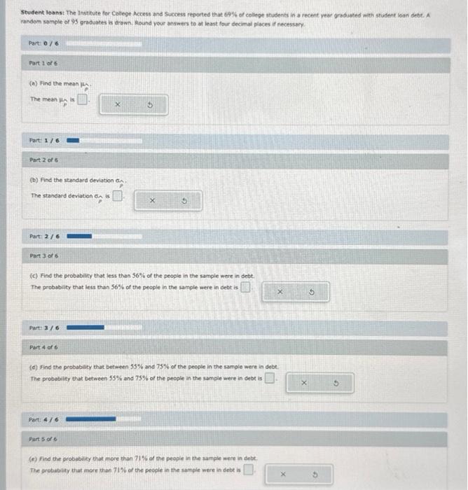 Solved Student loanst The institute for Colege Access and | Chegg.com