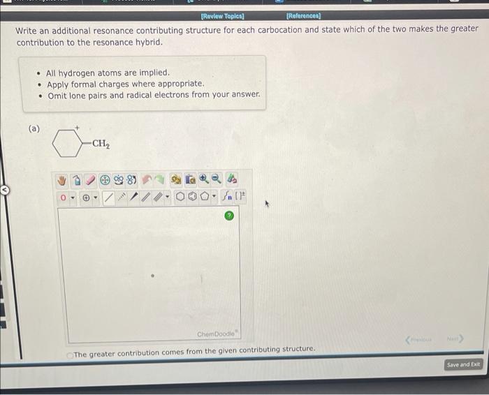 Solved Write an additional resonance contributing structure | Chegg.com