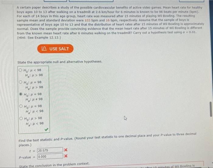 Solved A certain paper describes a study of the possible | Chegg.com