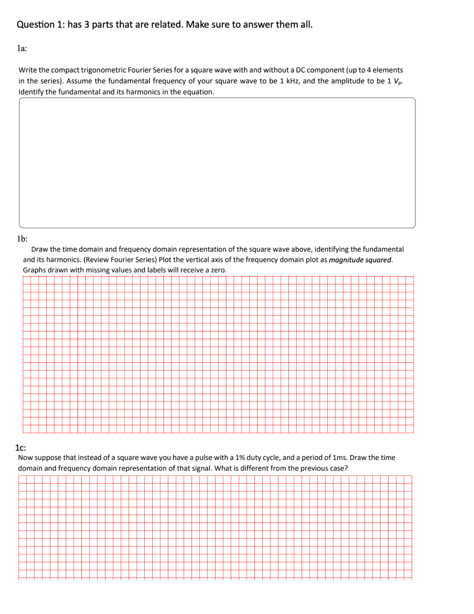 Solved Please answer question 1(a,b,c) .PLEASE DO NOT FORGET | Chegg.com