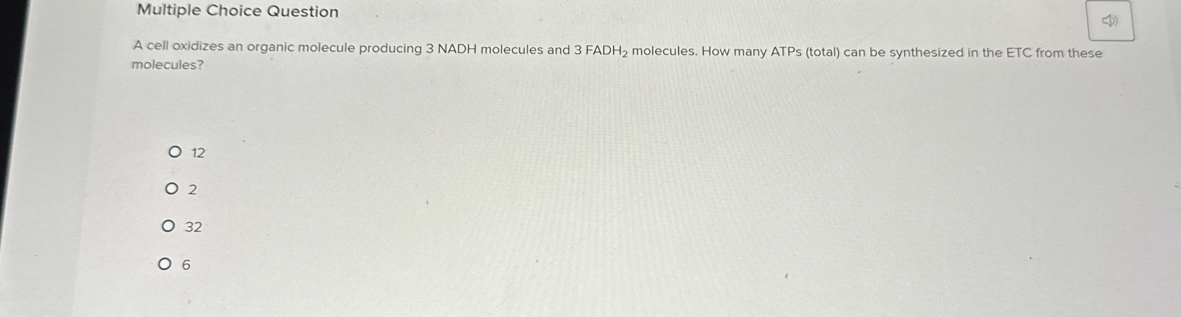 Solved Multiple Choice QuestionA cell oxidizes an organic | Chegg.com
