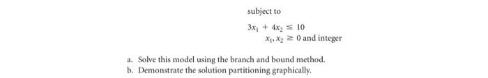 Solved 1. Consider the following linear programming model: | Chegg.com