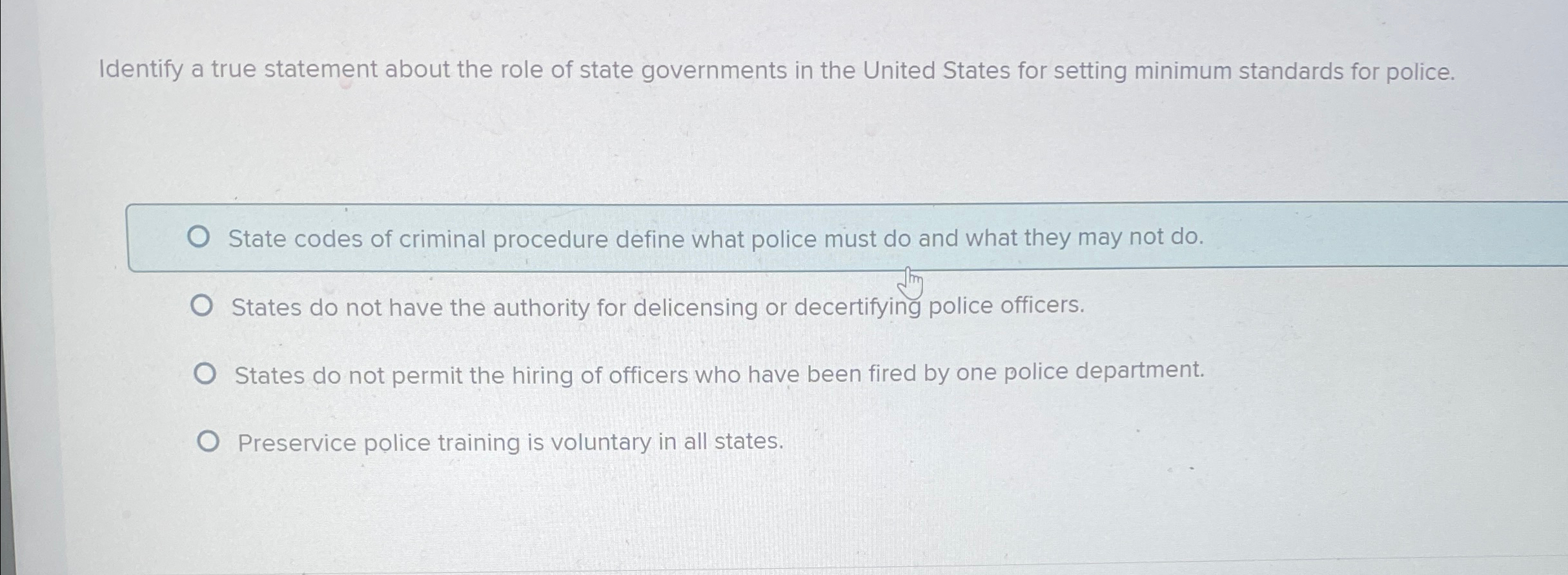 Solved Identify a true statement about the role of state | Chegg.com