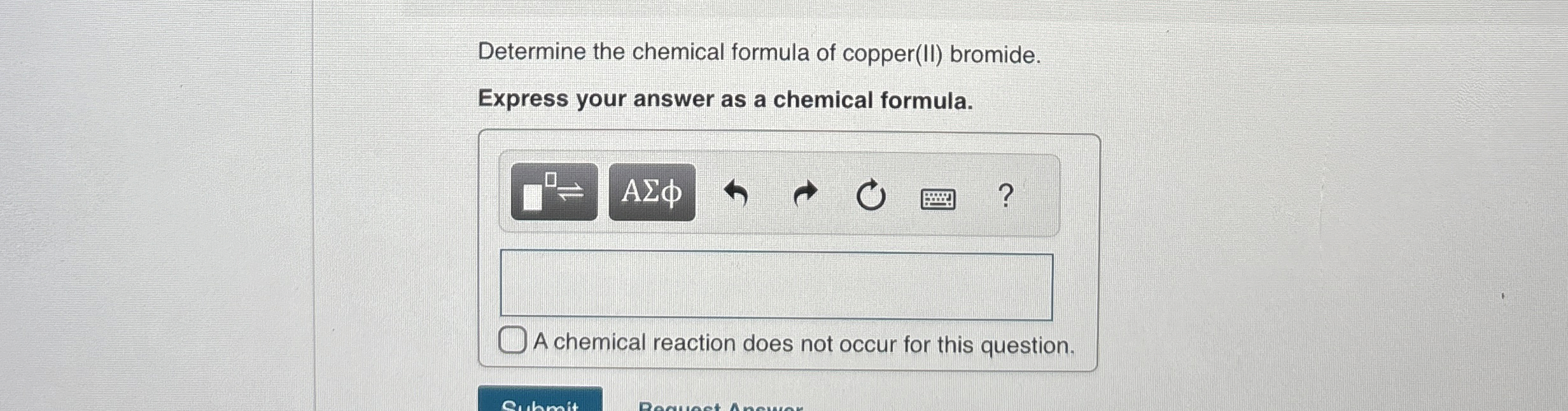 Solved Determine the chemical formula of copper(II) | Chegg.com