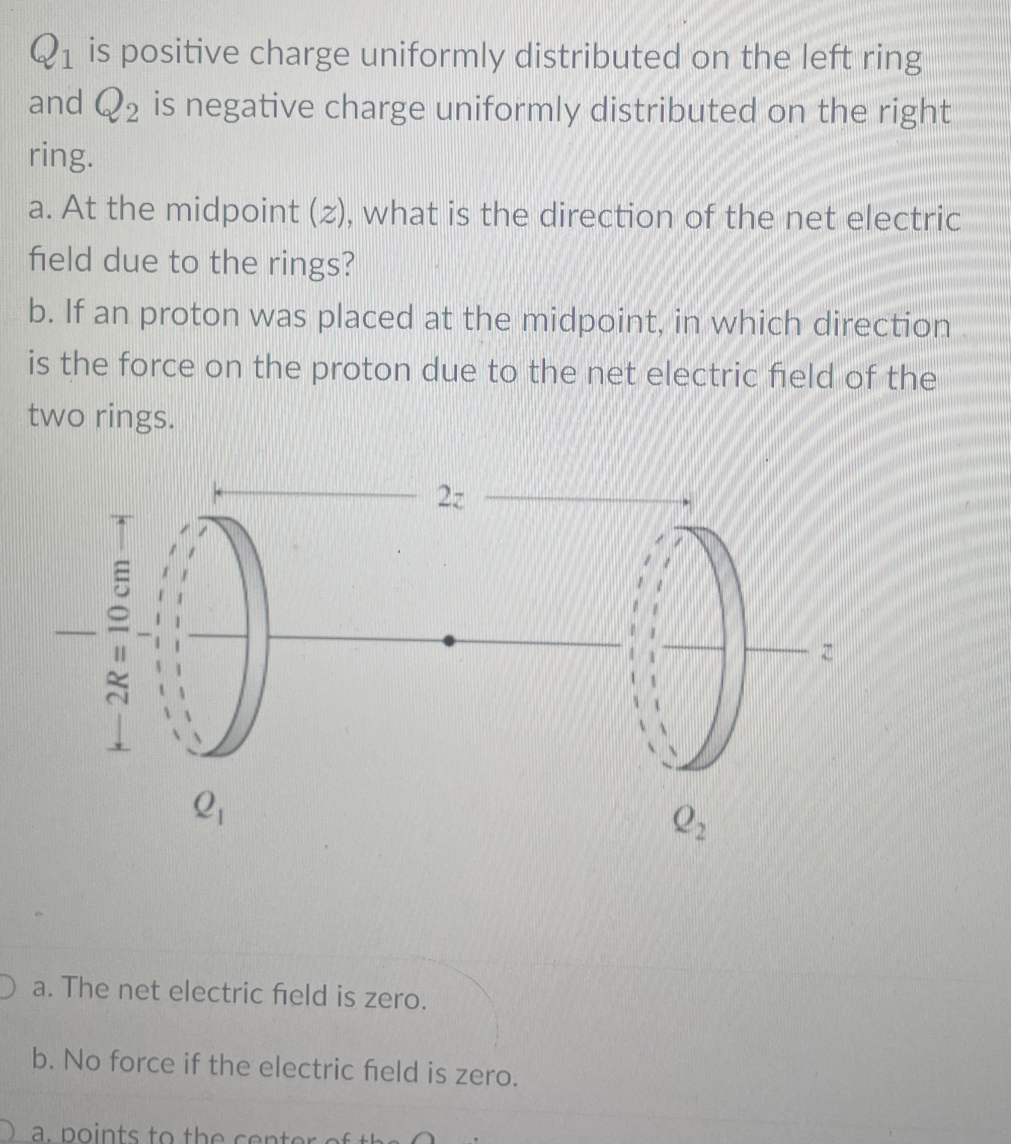 Solved Q1 ﻿is positive charge uniformly distributed on the | Chegg.com