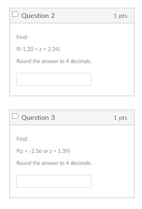 Solved P(−1.201.39) Round the answer to 4 decimals. | Chegg.com