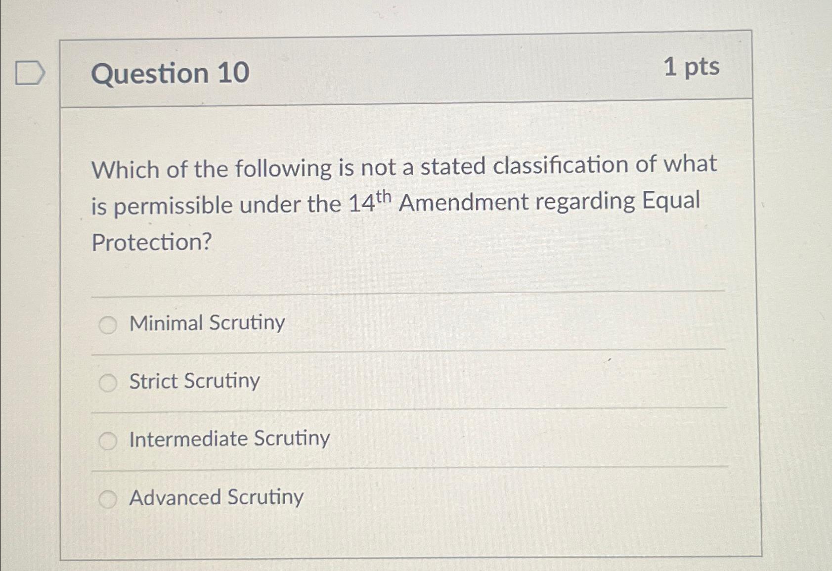 Solved Question 101 ﻿ptsWhich of the following is not a | Chegg.com