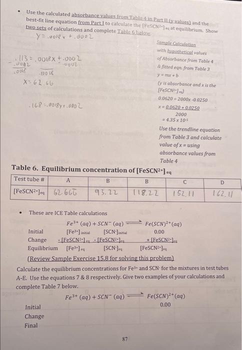 how do i find the inital conc. and solve for Keq? | Chegg.com