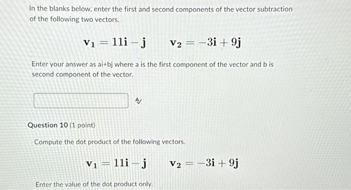 Solved In the blanks below, enter the first and second | Chegg.com