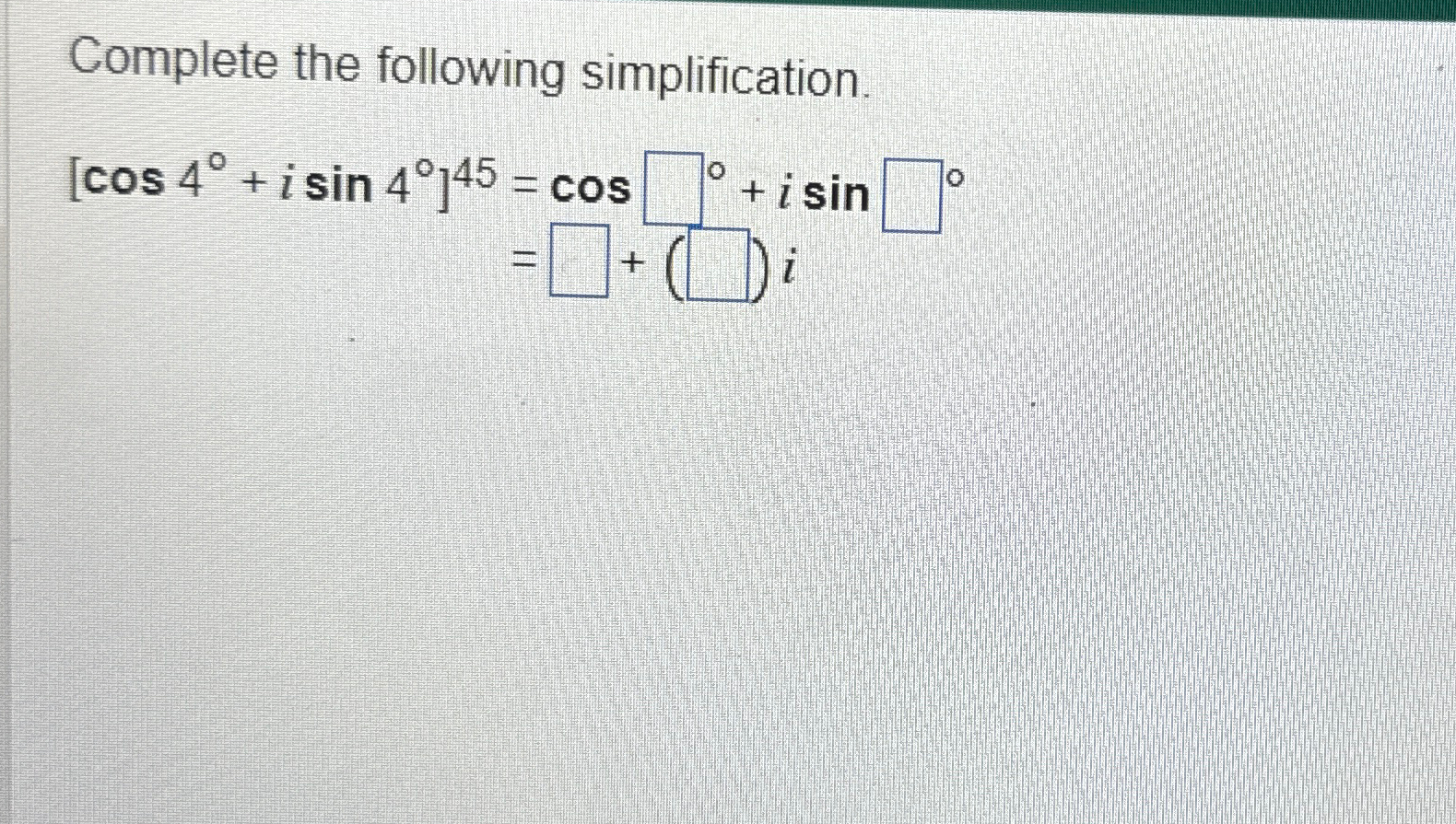 Solved Complete the following | Chegg.com