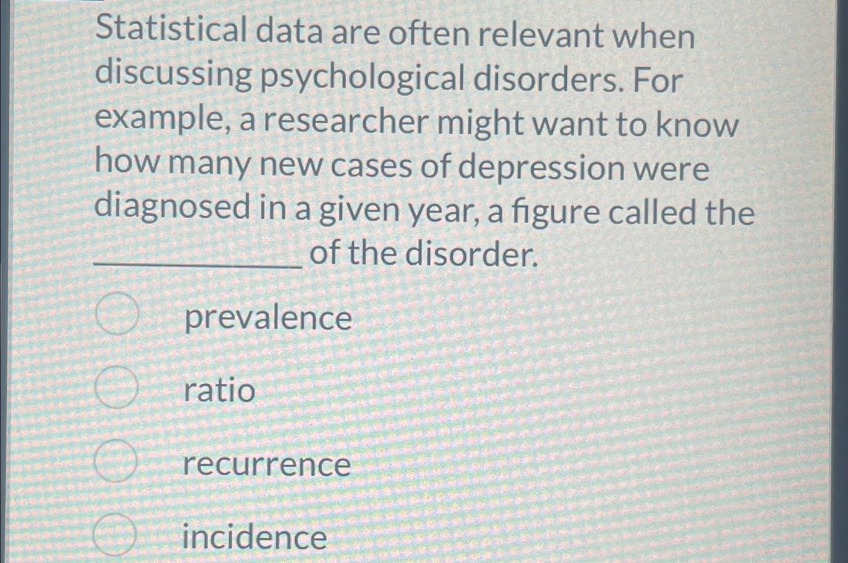 Solved Statistical data are often relevant when discussing | Chegg.com