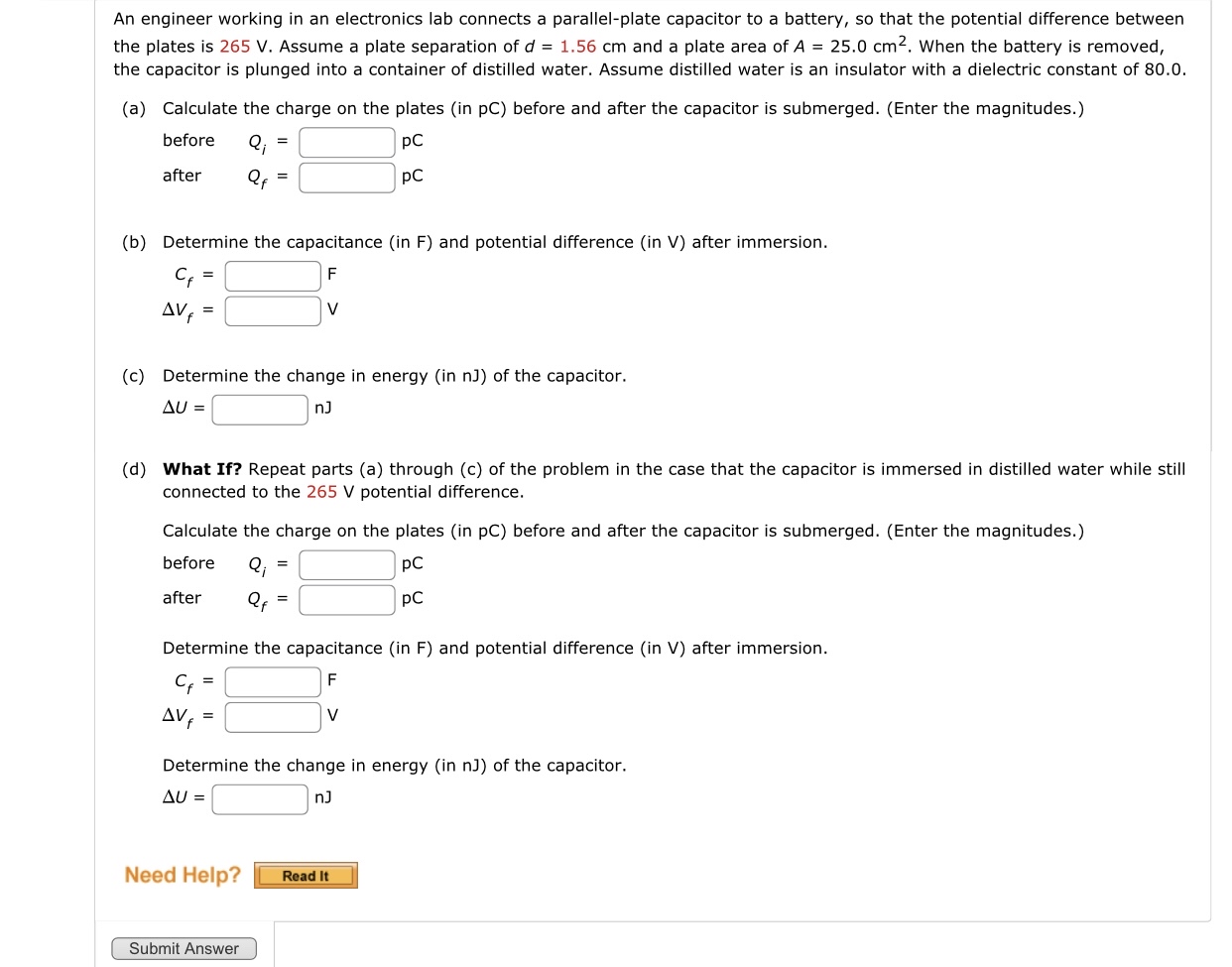 Solved An engineer working in an electronics lab connects a | Chegg.com