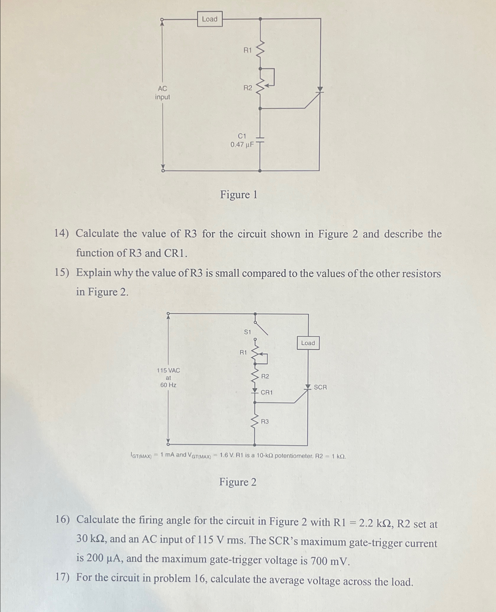 Solved Calculate the value of R3 ﻿for the circuit shown in | Chegg.com