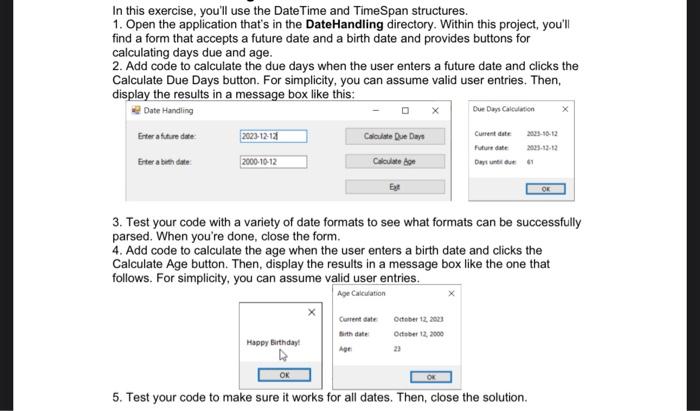 Solved In This Exercise You Ll Use The Datetime And