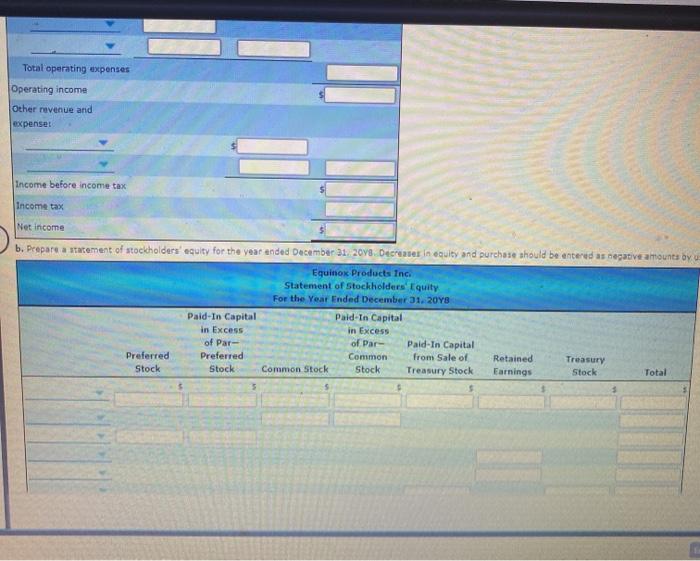 Solved Comprehensive Problem 4 Part 2: Note: You must | Chegg.com