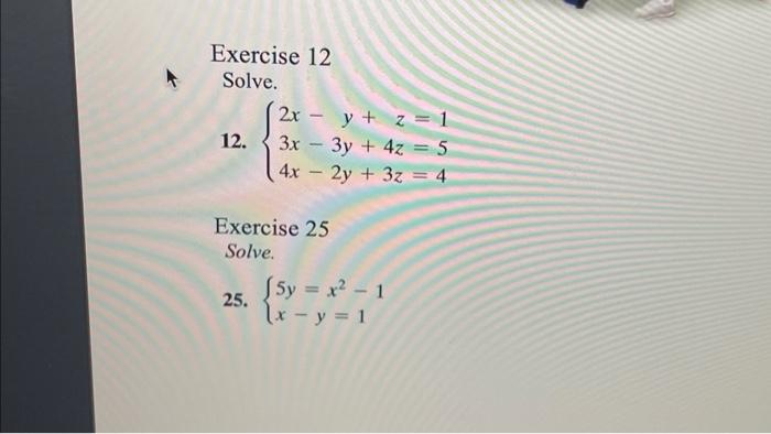 Exercise 12 Solve. 12. | Chegg.com