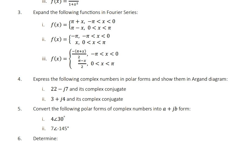 Solved Expand the following functions in Fourier | Chegg.com