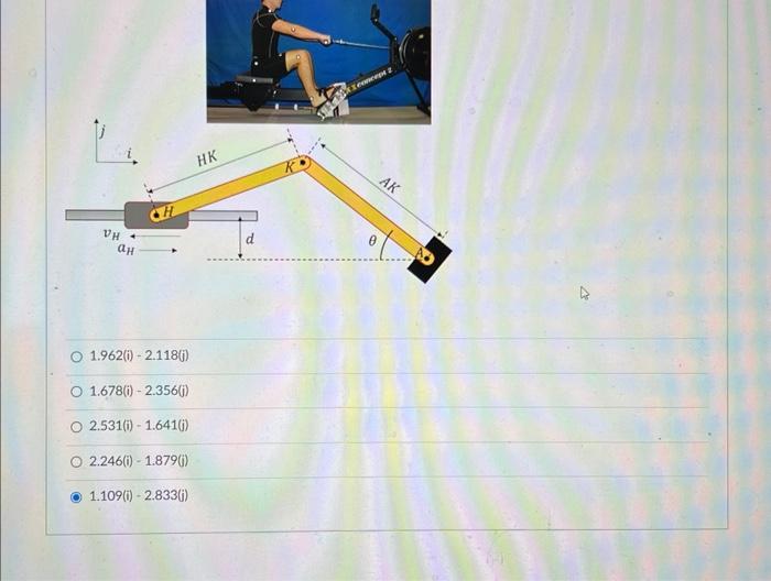 Solved As a model for a rowing machine, we will use the | Chegg.com