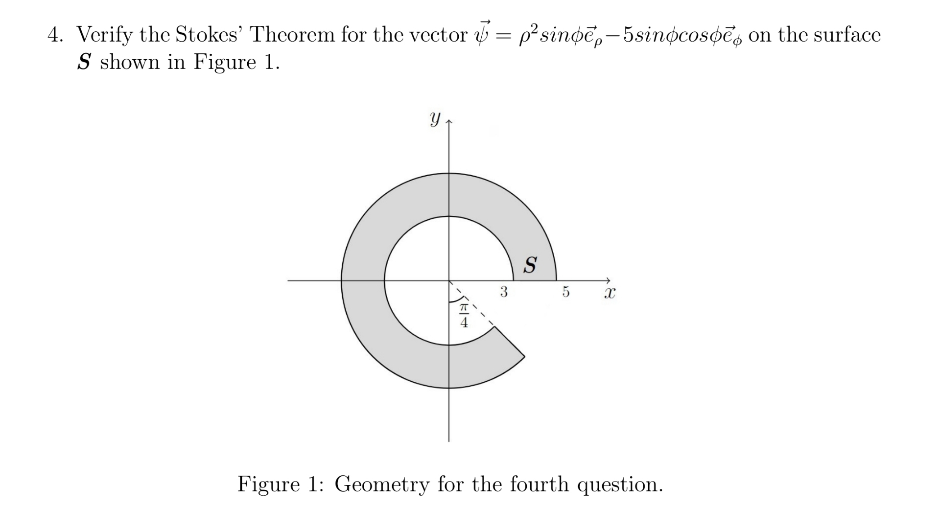 Solved Verify the Stokes' Theorem for the vector | Chegg.com