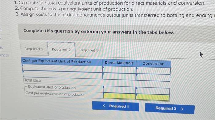 Tableau DA 20-2 (Static): Exercise, Computing cost | Chegg.com
