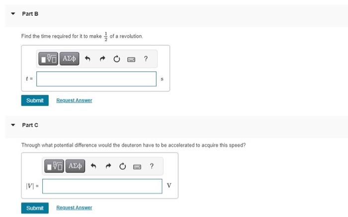 Solved A deuteran (the nucleus of an isotope of hydrogen) | Chegg.com