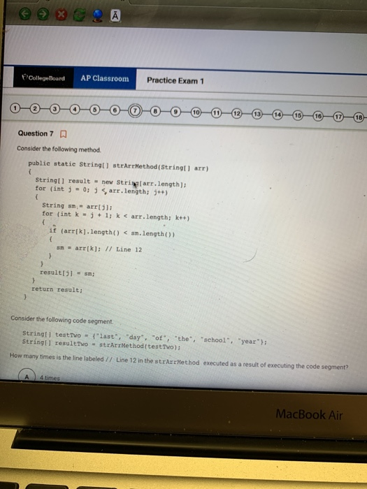 Solved College Board AP Classroom Practice Exam 1 O 0000 | Chegg.com