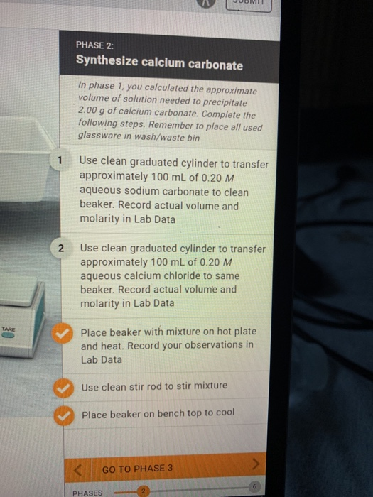 Lab Data X Check your data Did you report your data | Chegg.com