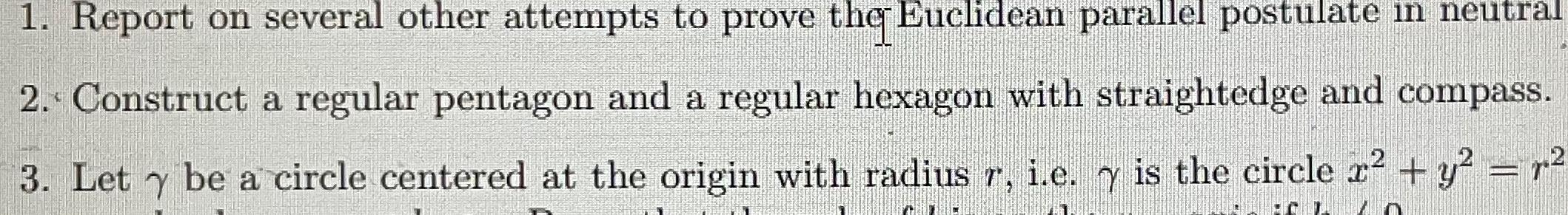 Solved Construct a regular pentagon and a regular hexagon | Chegg.com