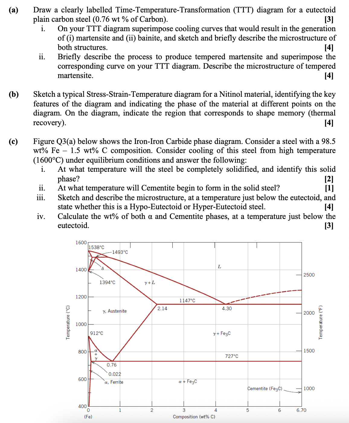 Solved (a) ﻿Draw a clearly labelled | Chegg.com