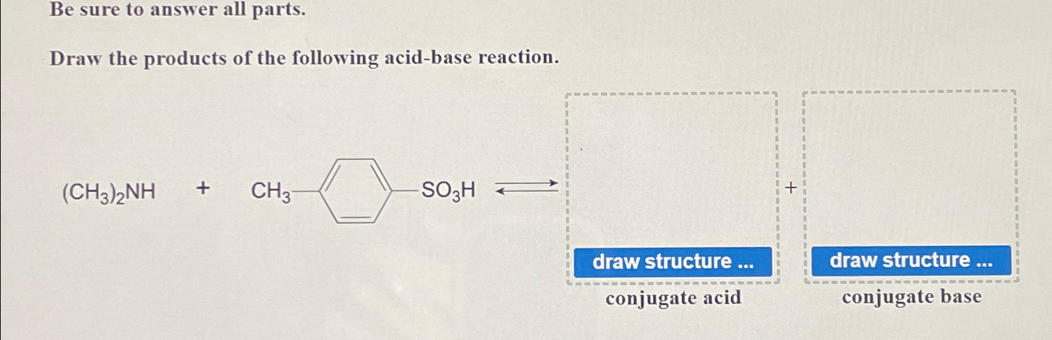 Solved Be sure to answer all parts.Draw the products of the | Chegg.com
