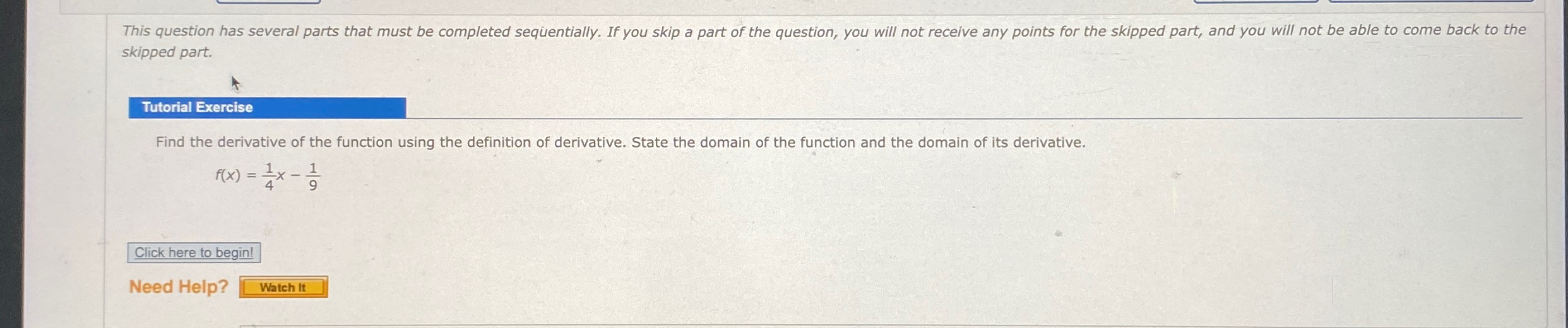 Solved skipped part.Tutorial ExerciseFind the derivative of | Chegg.com Solved skipped part.Tutorial ExerciseFind the derivative of | Chegg.com