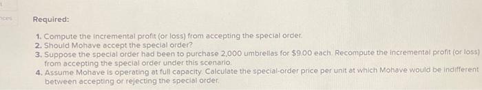 Solved PA7-1 (Static) Analyzing Special-Order Decision [LO | Chegg.com