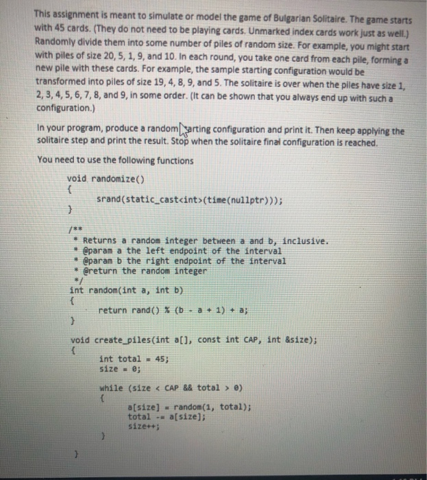 Solved Have to Create a C++ program that consists all these | Chegg.com