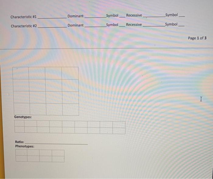Solved Lab Procedure 1: Pea Genetics PROCEDURE: 1. Draw a | Chegg.com
