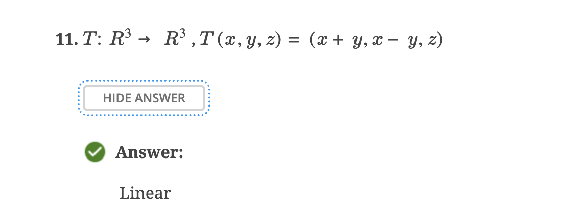 Solved determine whether the function is a linear | Chegg.com