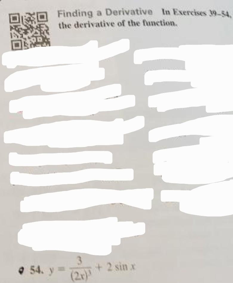 Solved Finding a Derivative In Exercises 39-54 | Chegg.com