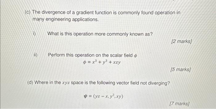 Solved 3. Solve the following vector calculus problems. Note | Chegg.com