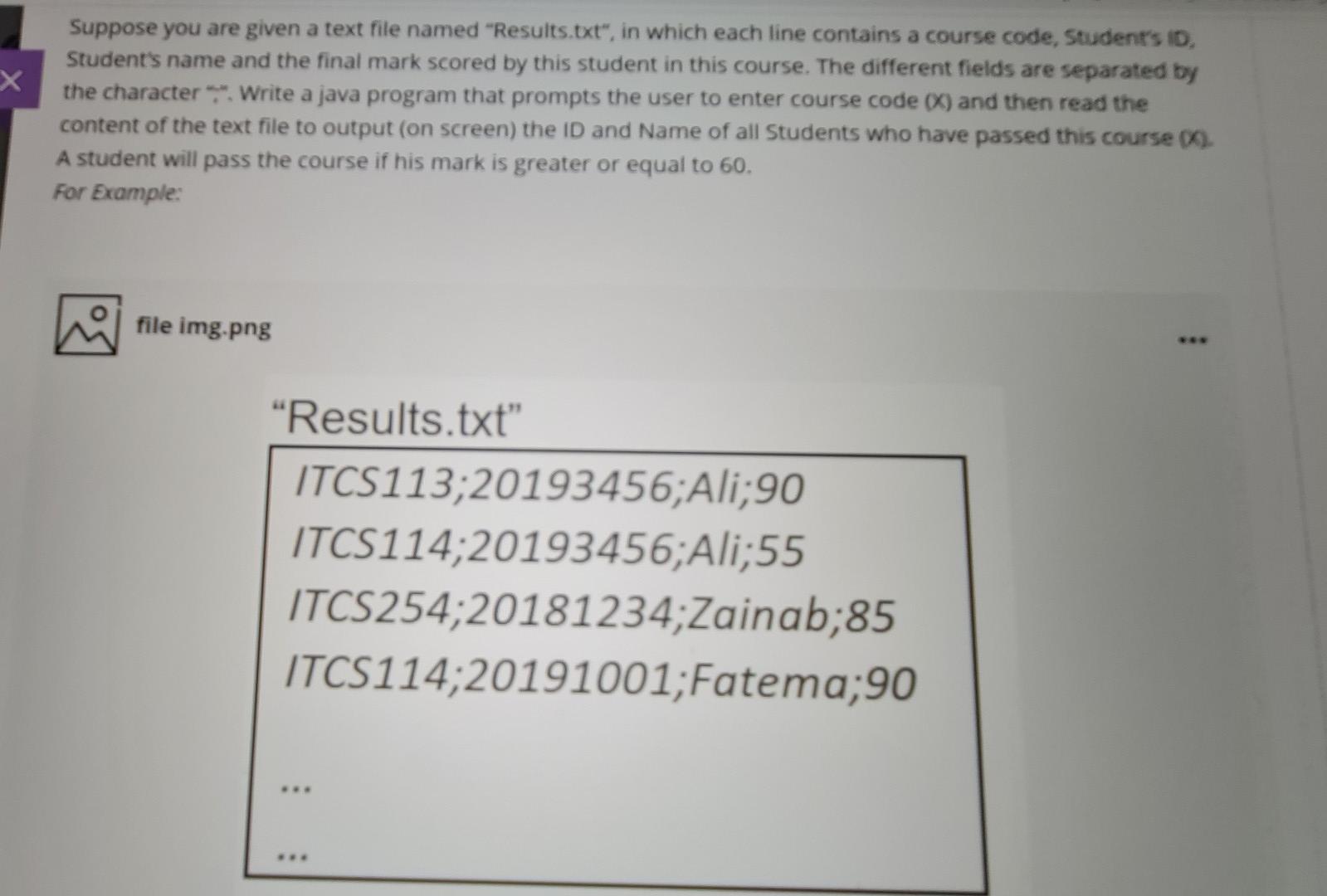Solved Suppose you are given a text file named | Chegg.com
