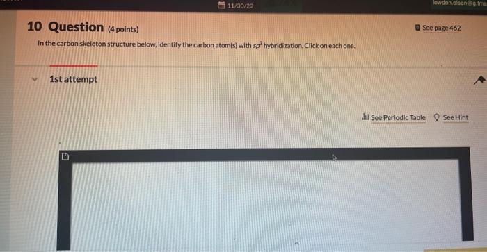 Solved In the carbon skeleton structure below, identify the | Chegg.com
