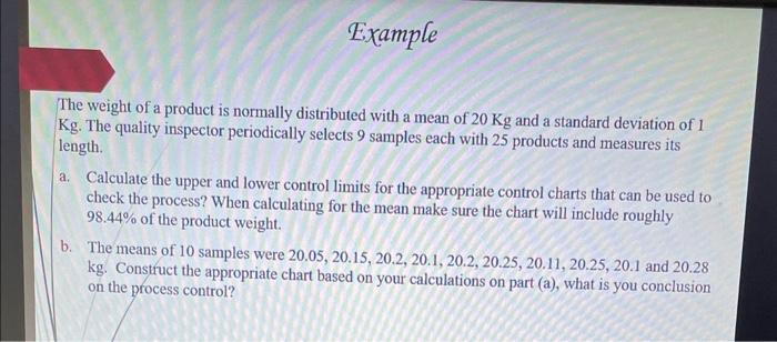 Solved The weight of a product is normally distributed with | Chegg.com