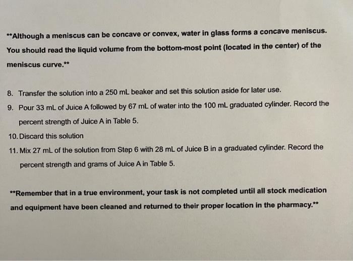 Solved Experi Liquid co Lab 1 Liquid Concentrations | | Chegg.com