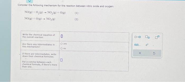 Solved Consider the following mechanism for the reaction | Chegg.com