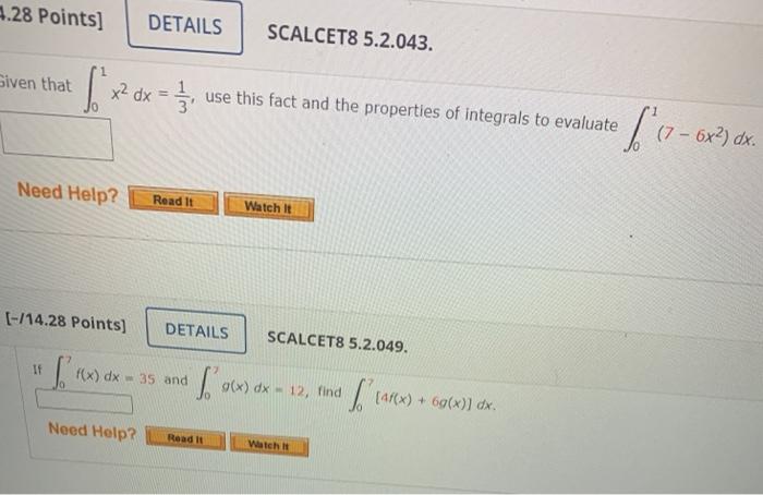 Solved Given that ſe ex dx = 23 - e, use this result to | Chegg.com
