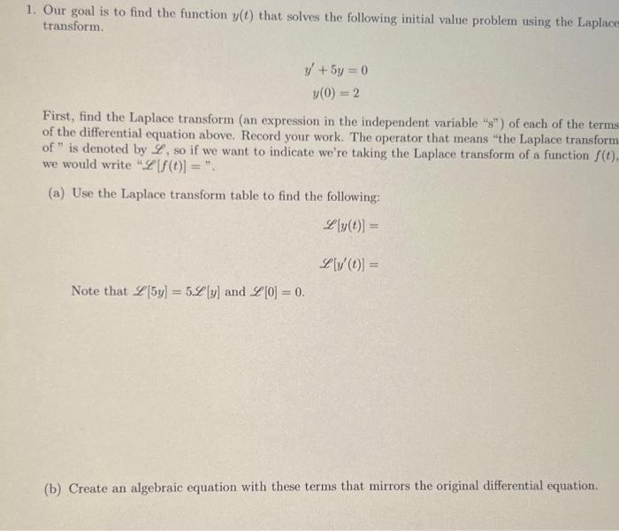 Solved Enter the left side of the algebraic equation from 1 | Chegg.com