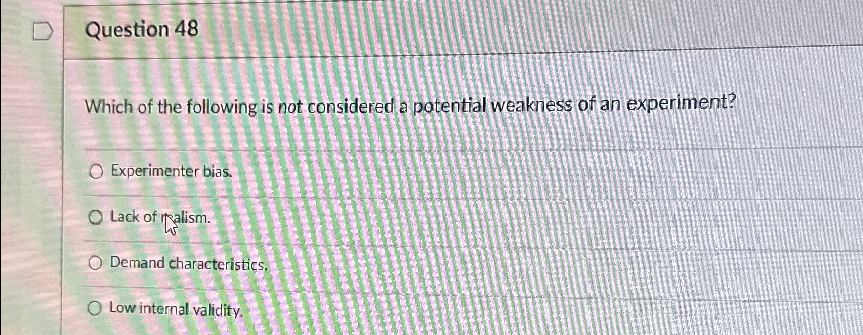 Solved Question 48Which of the following is not considered a | Chegg.com