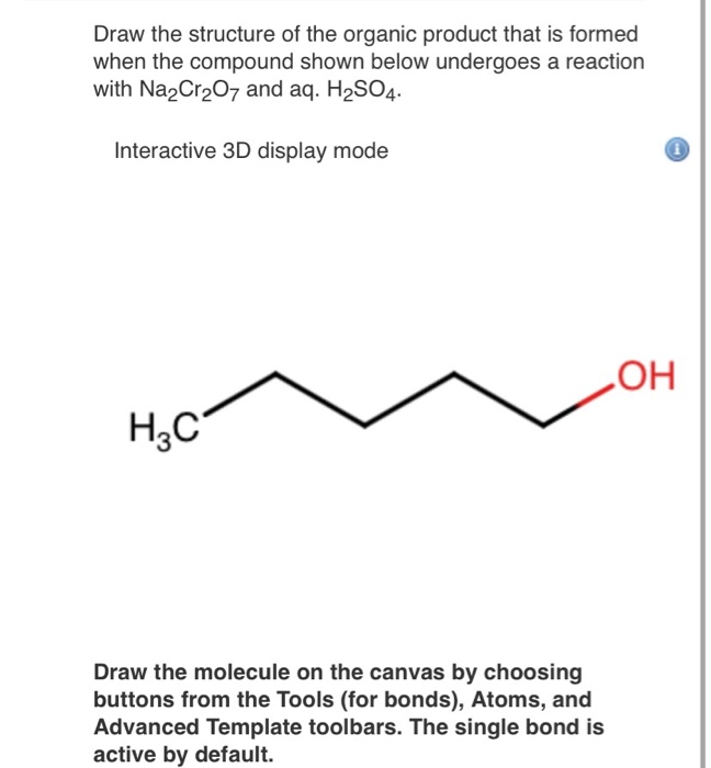 Solved Draw the structure of the organic product that is | Chegg.com