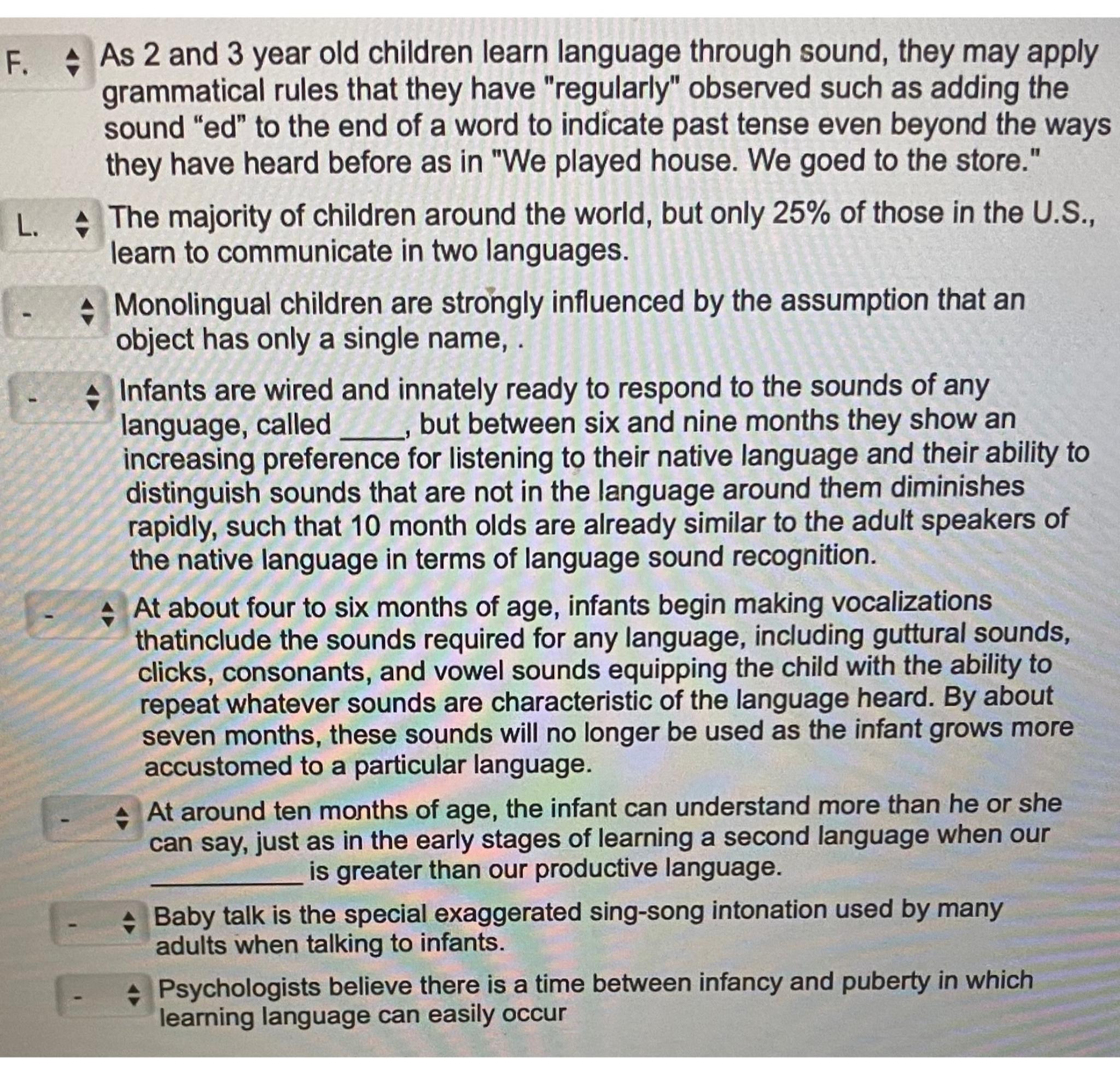 Solved This are the choices i need to choose frFrom below. i | Chegg.com