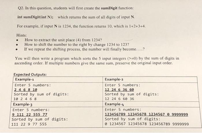 Solved Write A Code With C Only Using Include
