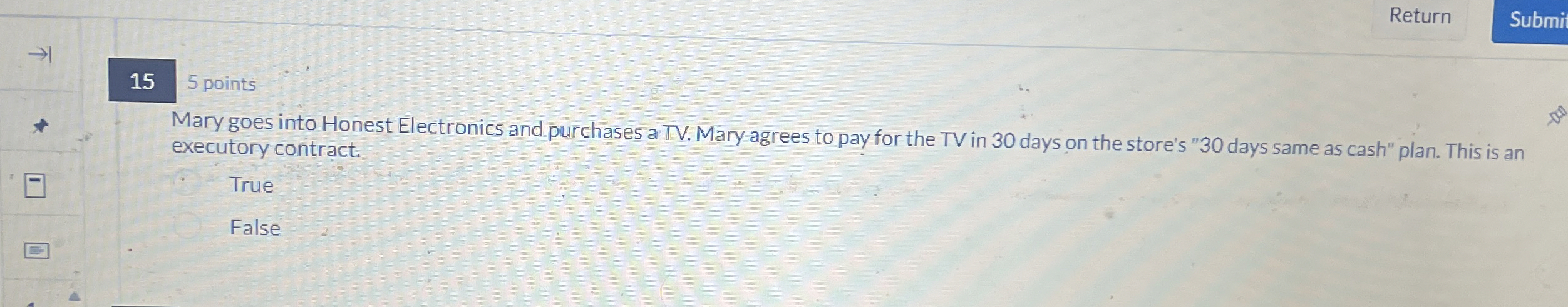 Solved 155 ﻿pointsMary goes into Honest Electronics and | Chegg.com